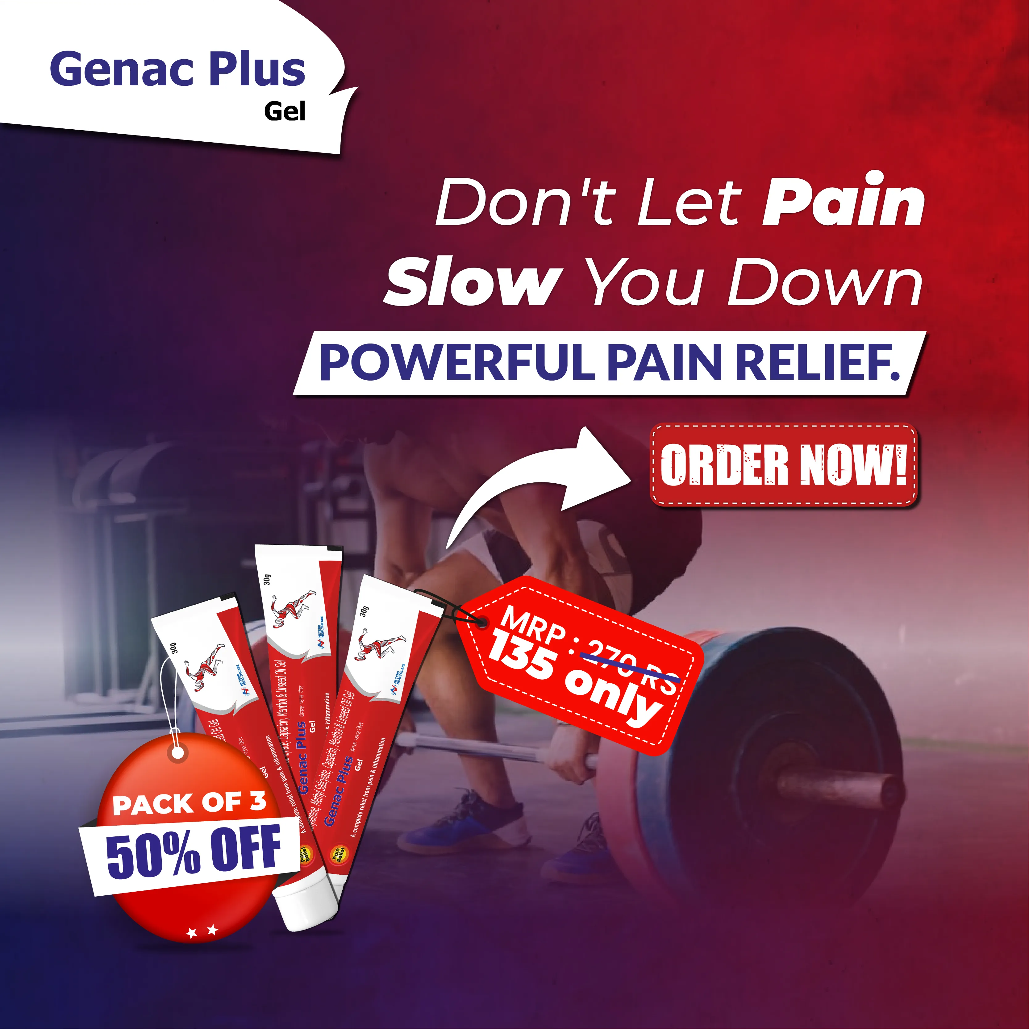 Best Pain Relief Gel for Knees, Joints, Muscles, and Back Pain.