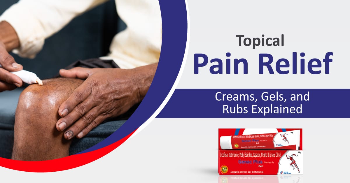 Topical Pain Relief: Creams, Gels & Rubs Explained